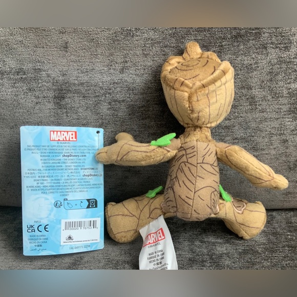 Disney | Toys | Marvel Groot Mini Magnetic Shoulder Plush Guardians Of ...